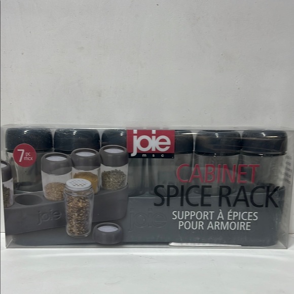 Kitchen | Joie Cabinet Spice Rack Set With Tags Naming The Spices ...